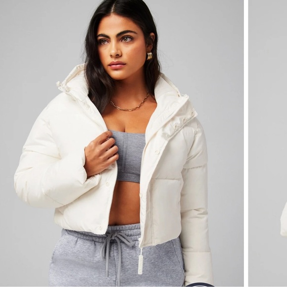 Fabletics | Jackets & Coats | Nwt Fabletics Essential Cropped Hooded ...